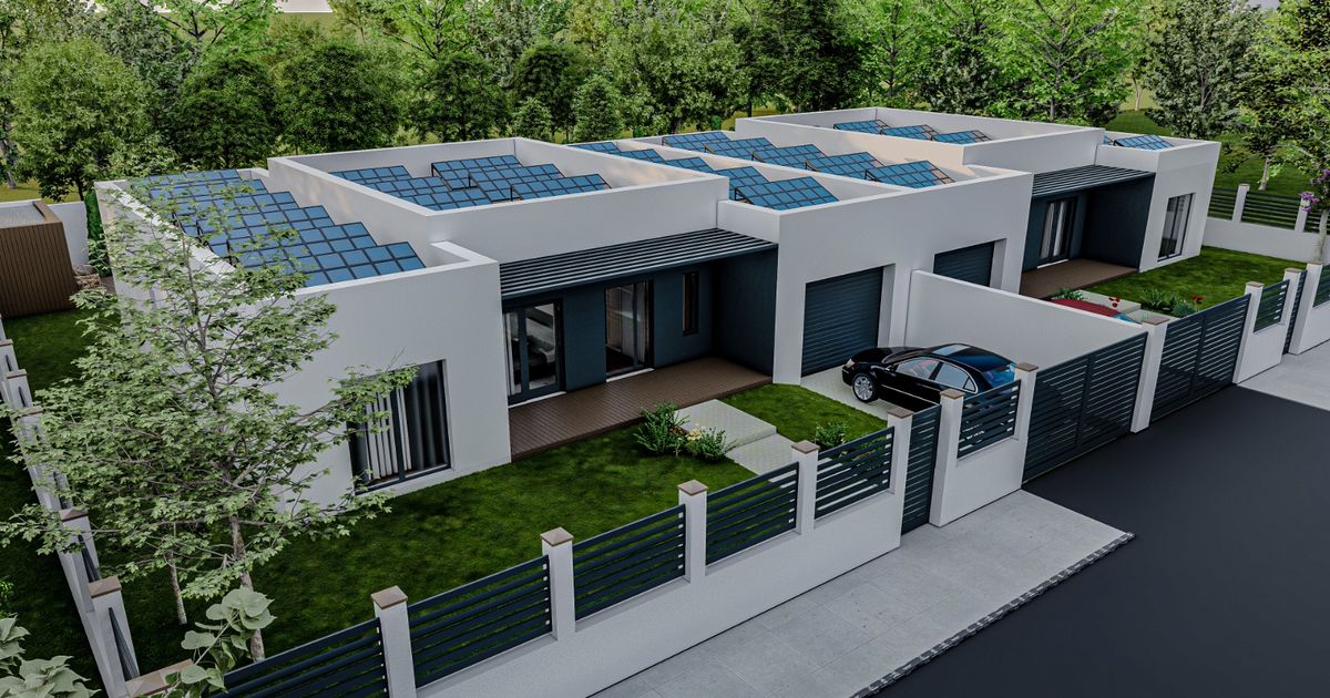 Vila sustenabila, 4 camere, garaj, 500 mp teren - Titania.Group